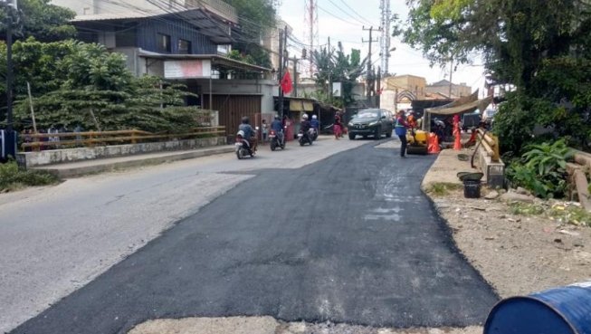 DBMSDA Kabupaten Tangerang Respon Aduan Jalan Rusak di Legok ...
