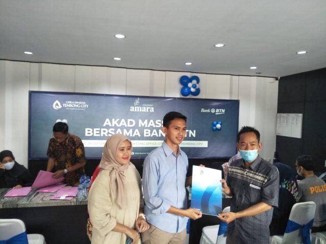 Perdana, Citra Swarna Tembong City Gelar Akad Massal 20 Unit Rumah ...